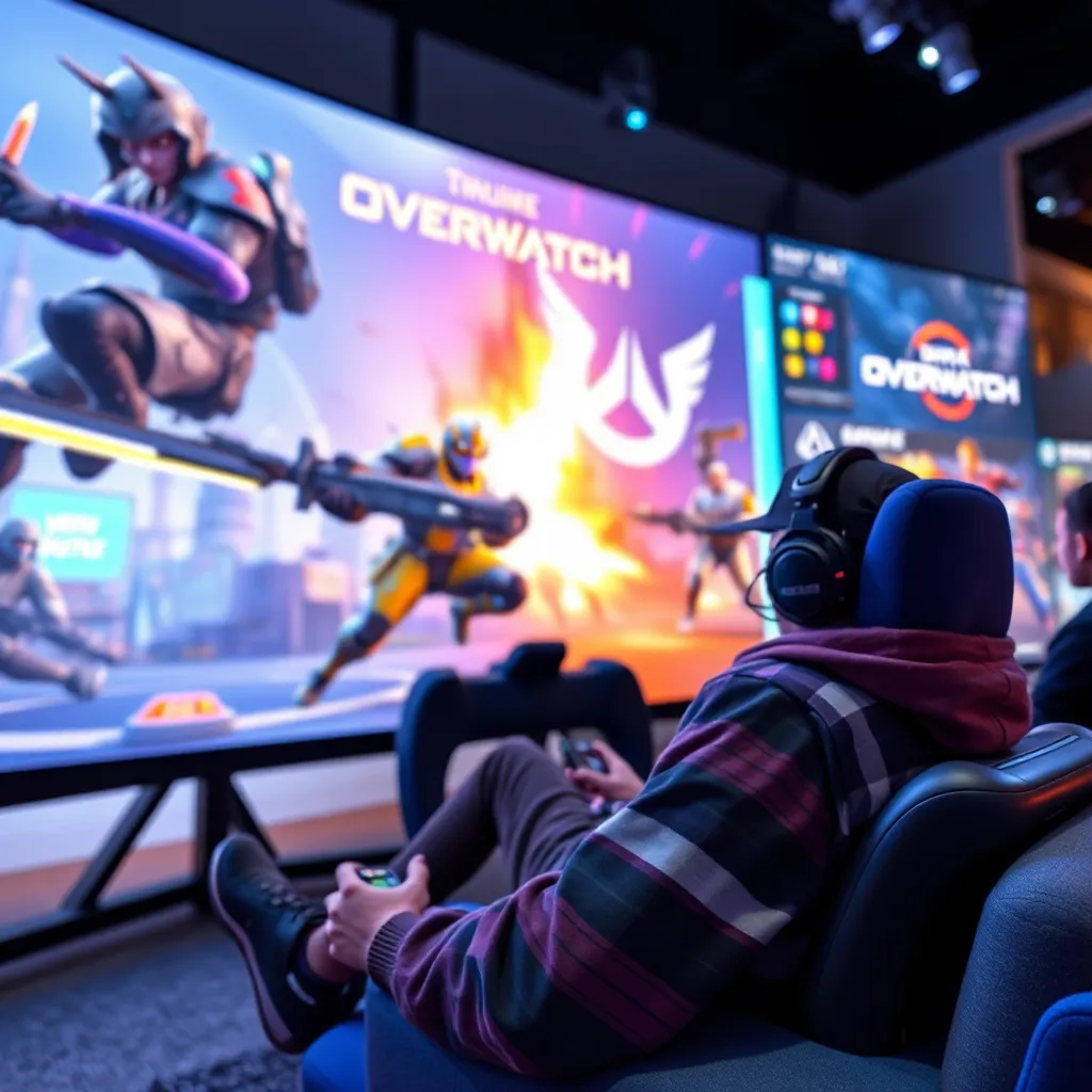 Experience Overwatch Like Never Before on a 240-Inch Screen : LevelUpTalk