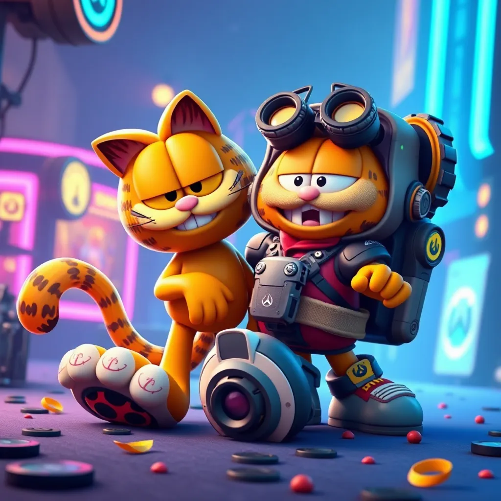 Overwatch and Garfield Team Up for Unique Collaboration : LevelUpTalk