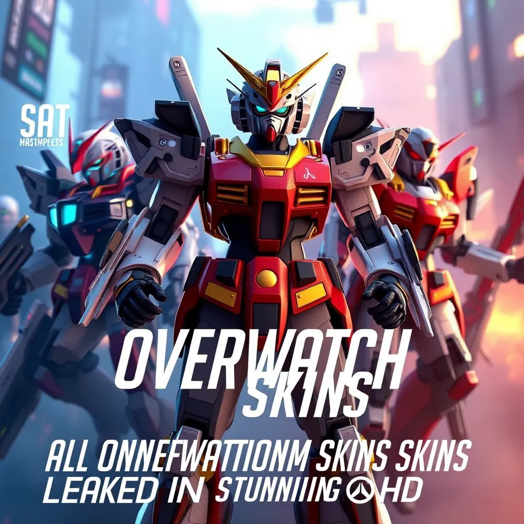 All Overwatch Gundam Skins Leaked in Stunning HD : LevelUpTalk