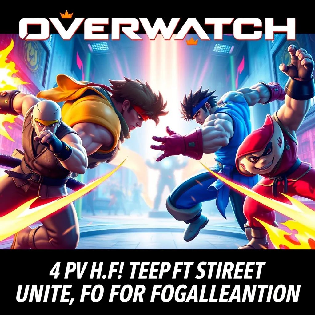 Overwatch and Street Fighter Unite for Epic Collaboration : LevelUpTalk