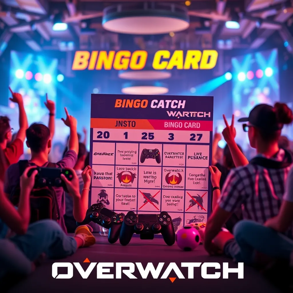 Excitement Builds for Overwatch Spotlight Bingo Card : LevelUpTalk