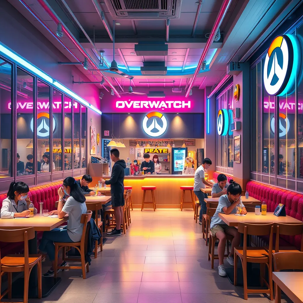 Cute Overwatch Collaboration Cafe Opens in Japan : LevelUpTalk