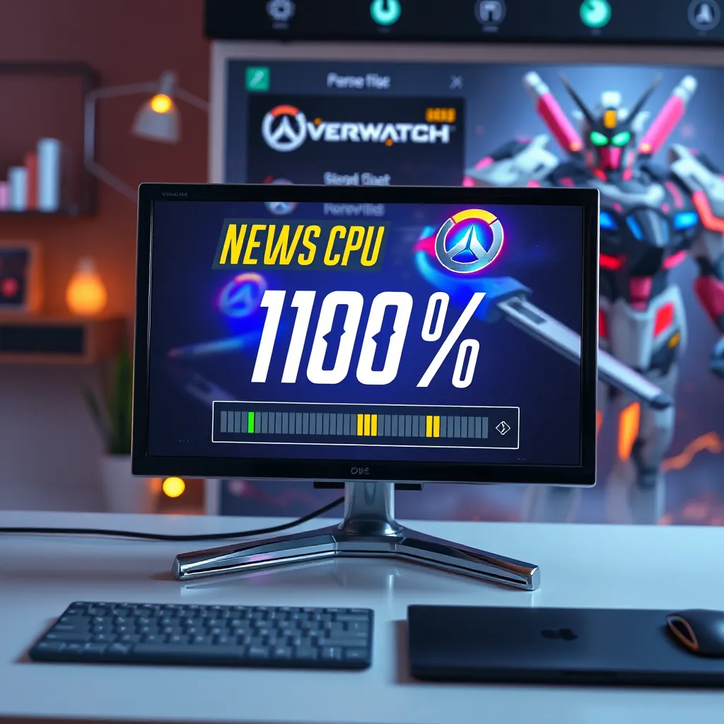 Overwatch Causing 100% CPU Usage After Gundam Update : LevelUpTalk