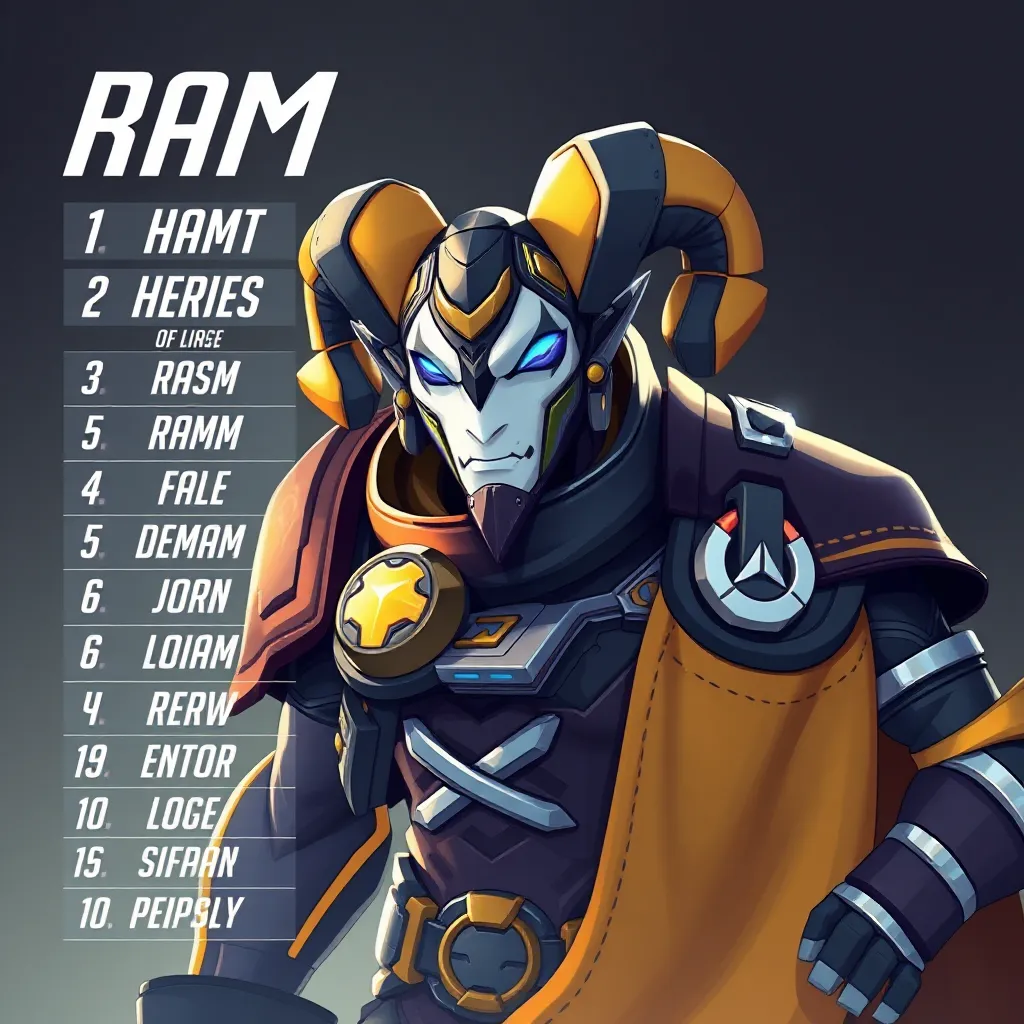 Is Ram Overwatch's Most Dishonest Hero? A Tier List : LevelUpTalk