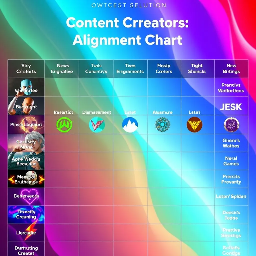 Examining the OW Content Creators Alignment Chart : LevelUpTalk