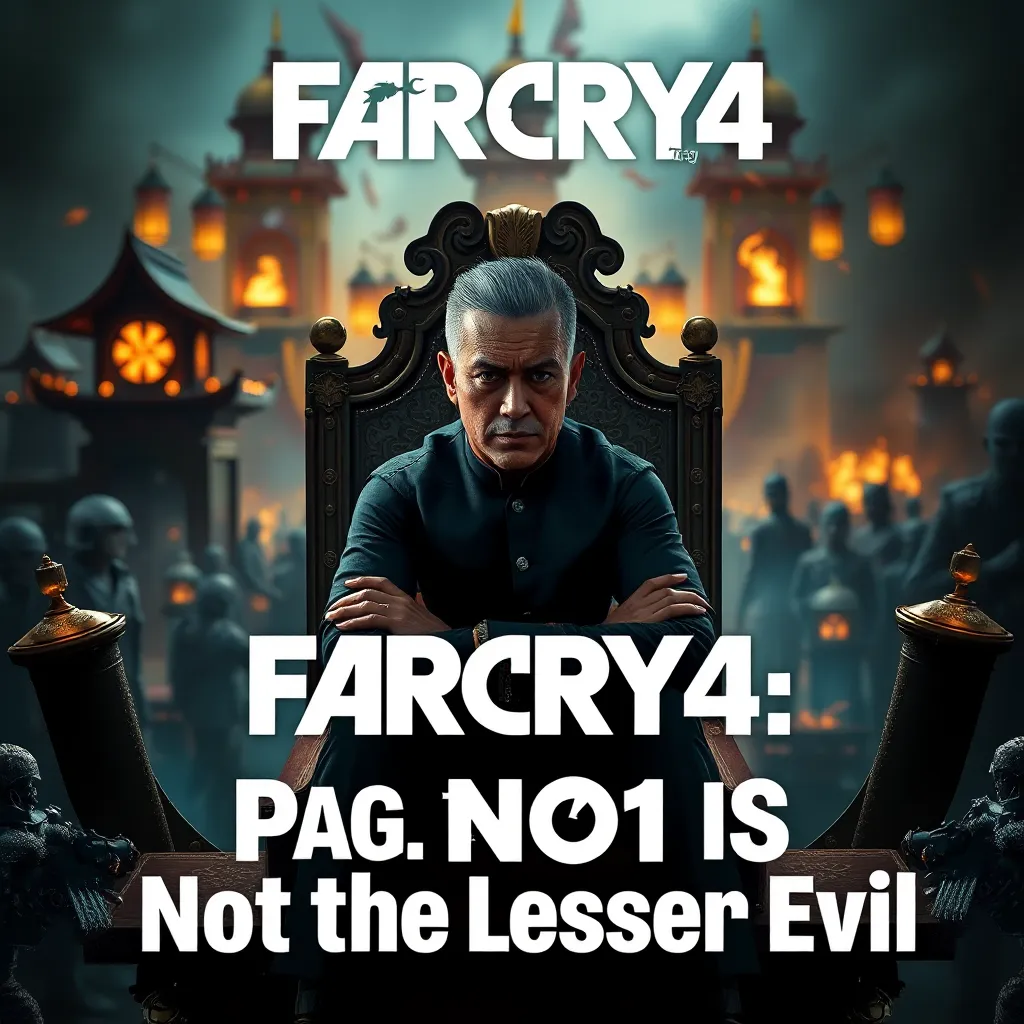 Far Cry 4: Pagan Min Is Not the Lesser Evil : LevelUpTalk
