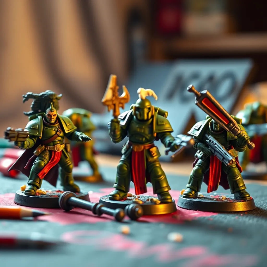 Painting WH40K Minis for My Brother's RVB Fandom : LevelUpTalk