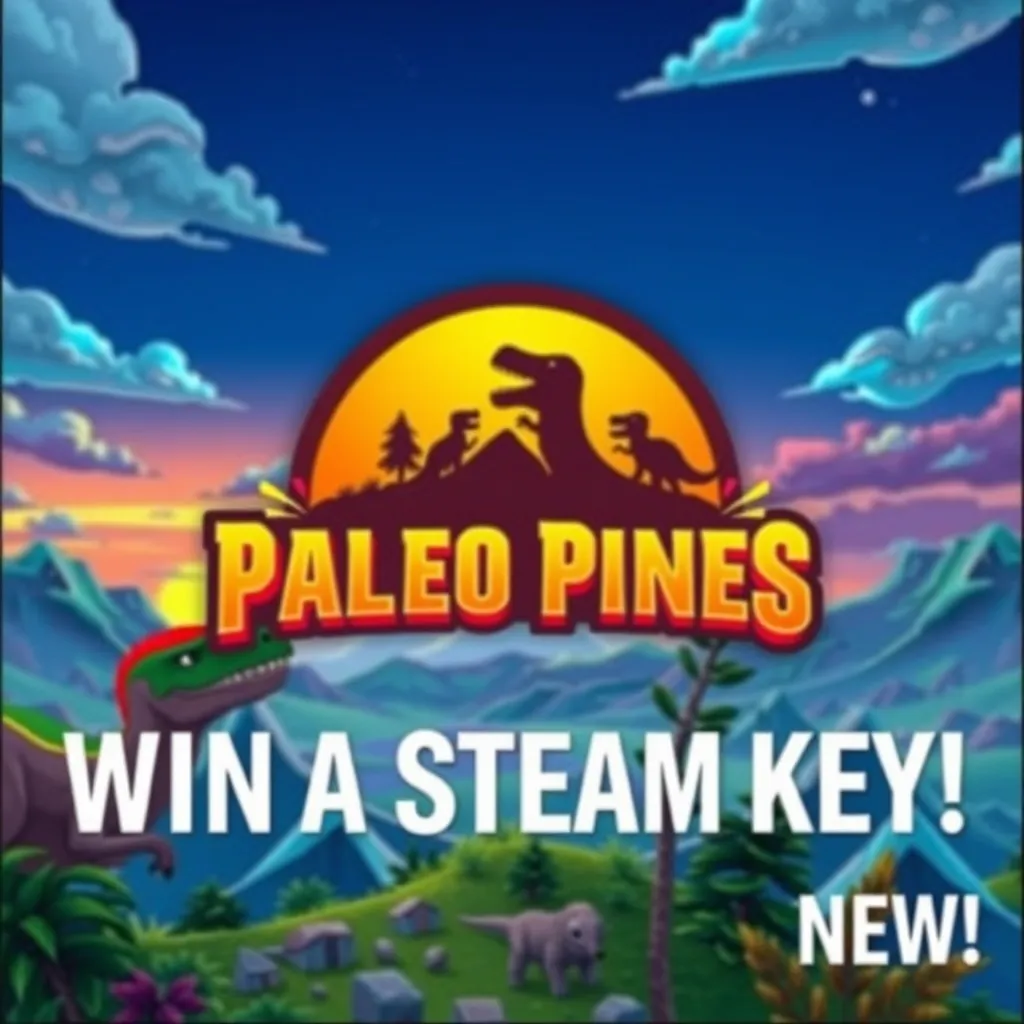 Win a Free Steam Key for Paleo Pines Game Now! : LevelUpTalk