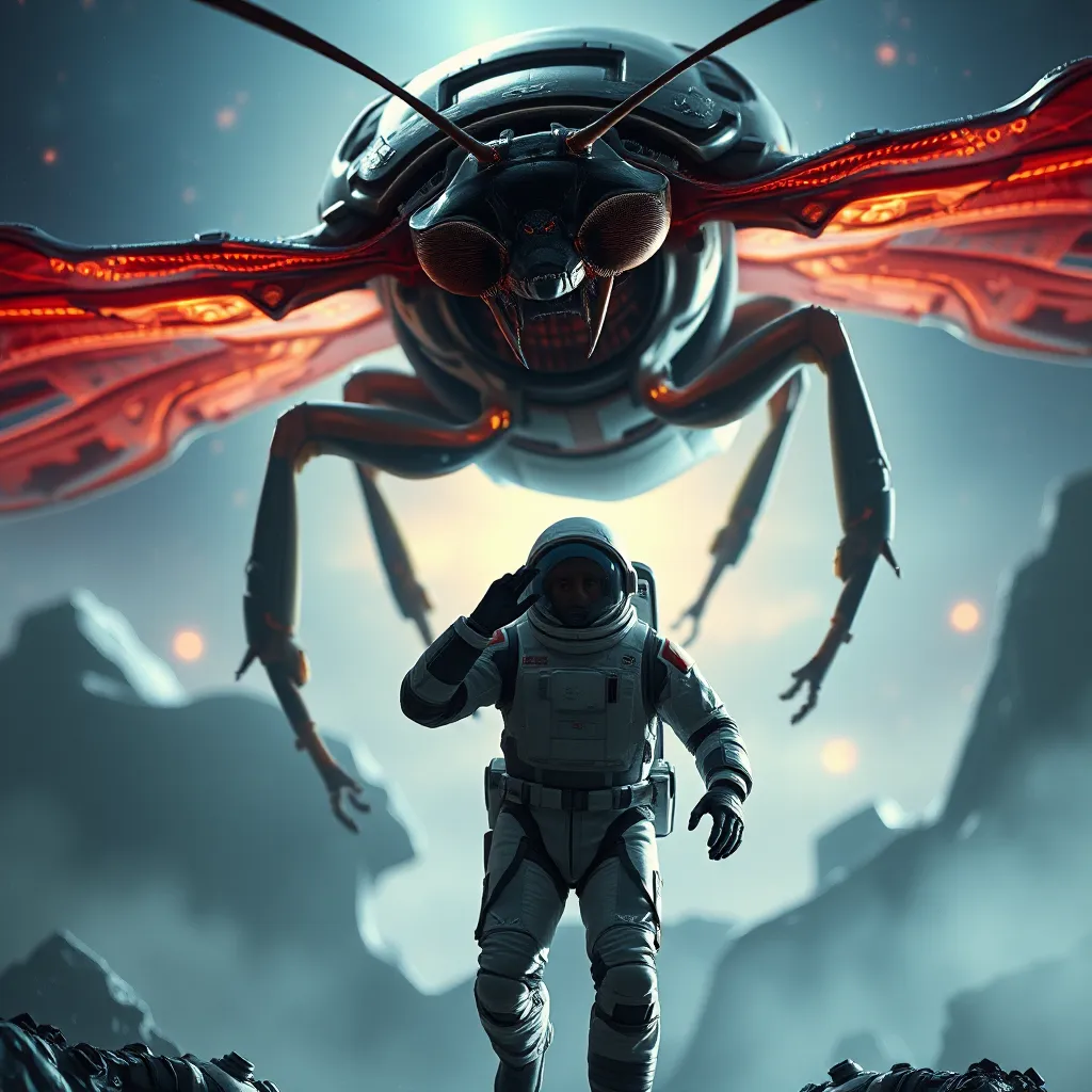 Panic Strikes as Giant Space Bug Terrifies Individual : LevelUpTalk