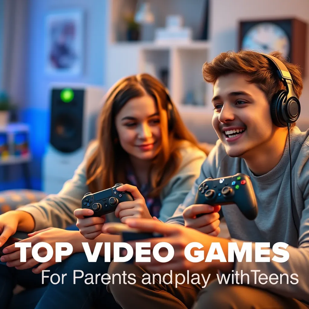Top Video Games for Parents to Play with Teens : LevelUpTalk