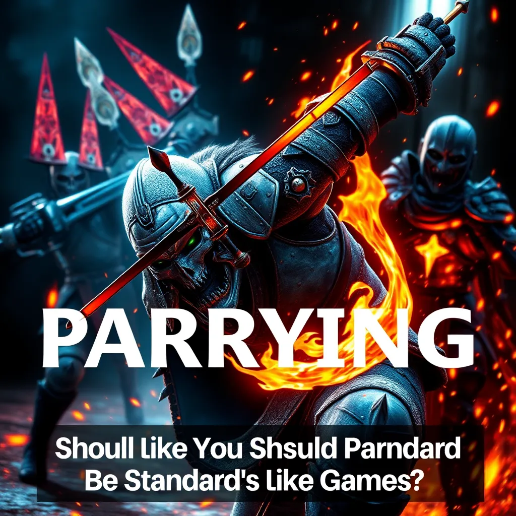 Should Parrying Be Standard in Souls-Like Games? : LevelUpTalk