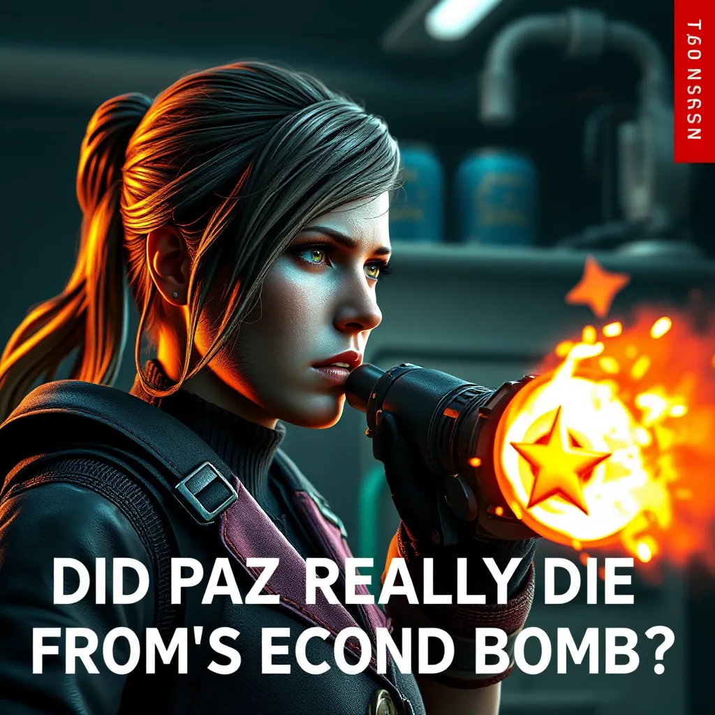Did Paz Really Die From the Second Bomb in MGSV? : LevelUpTalk
