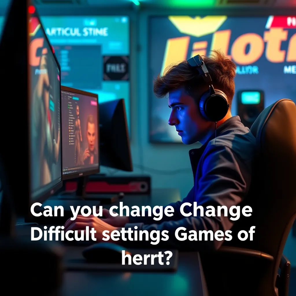 Can You Change Difficulty Settings mid-Game on PC? : LevelUpTalk
