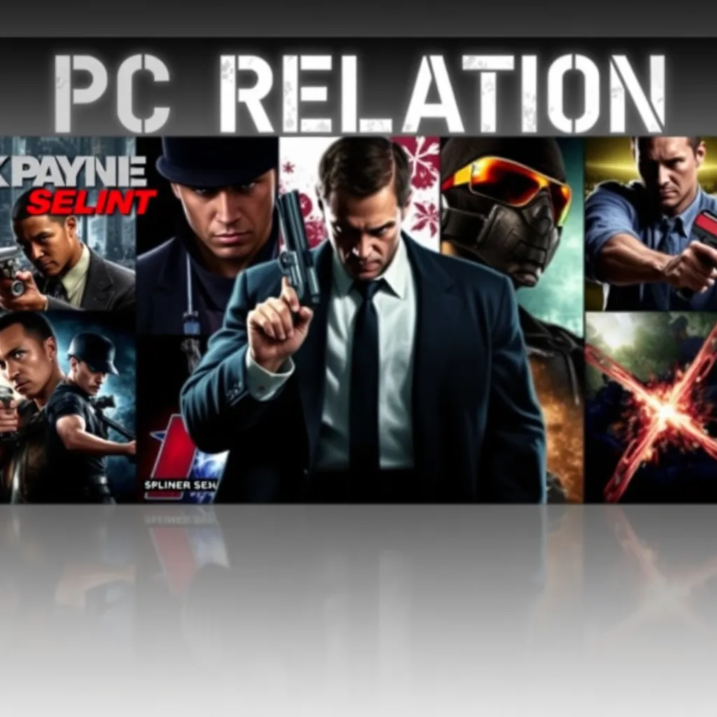 Top PC Games Like Max Payne and Splinter Cell for Relaxation : LevelUpTalk