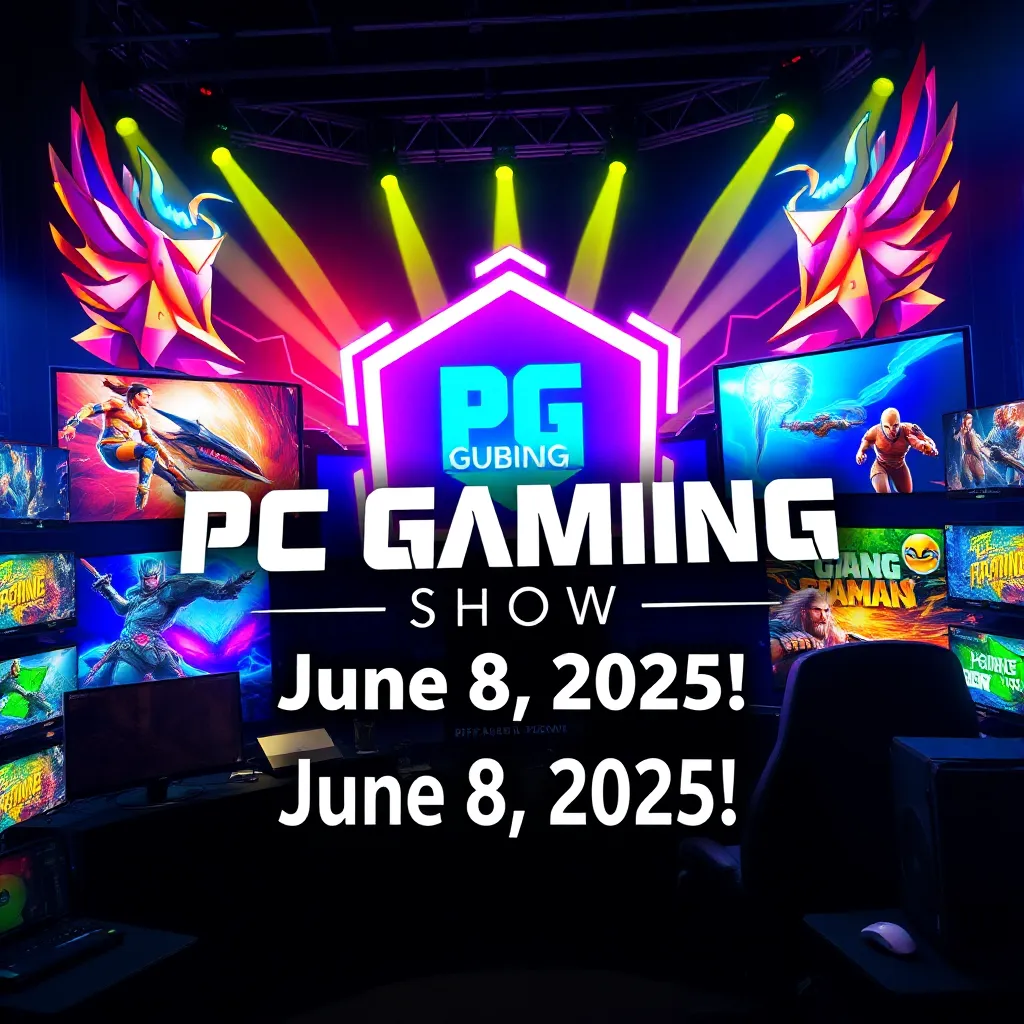 Join Us at the PC Gaming Show on June 8, 2025! : LevelUpTalk