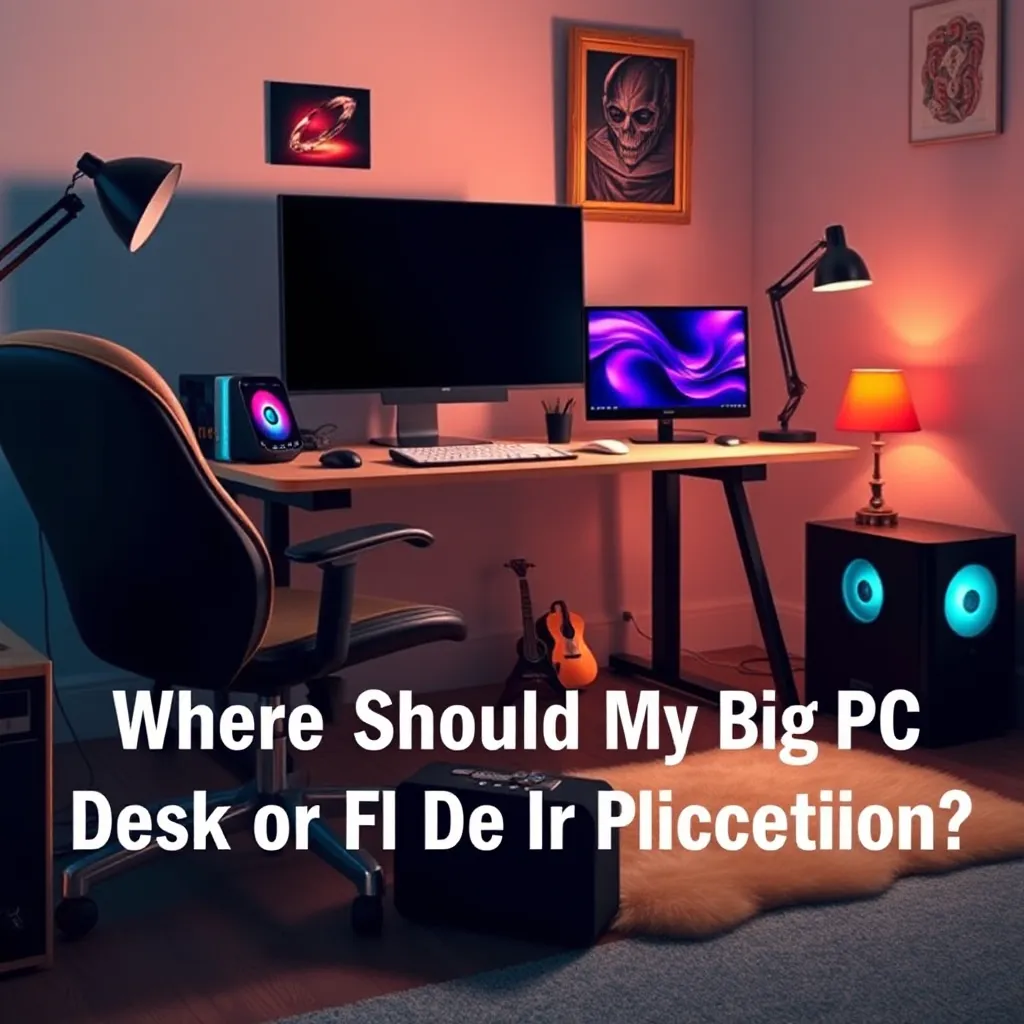 Where Should My Big PC Go? Desk or Floor Placement? : LevelUpTalk