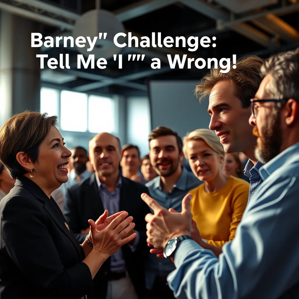 Barney's Challenge: Tell Me I’m Wrong! : LevelUpTalk