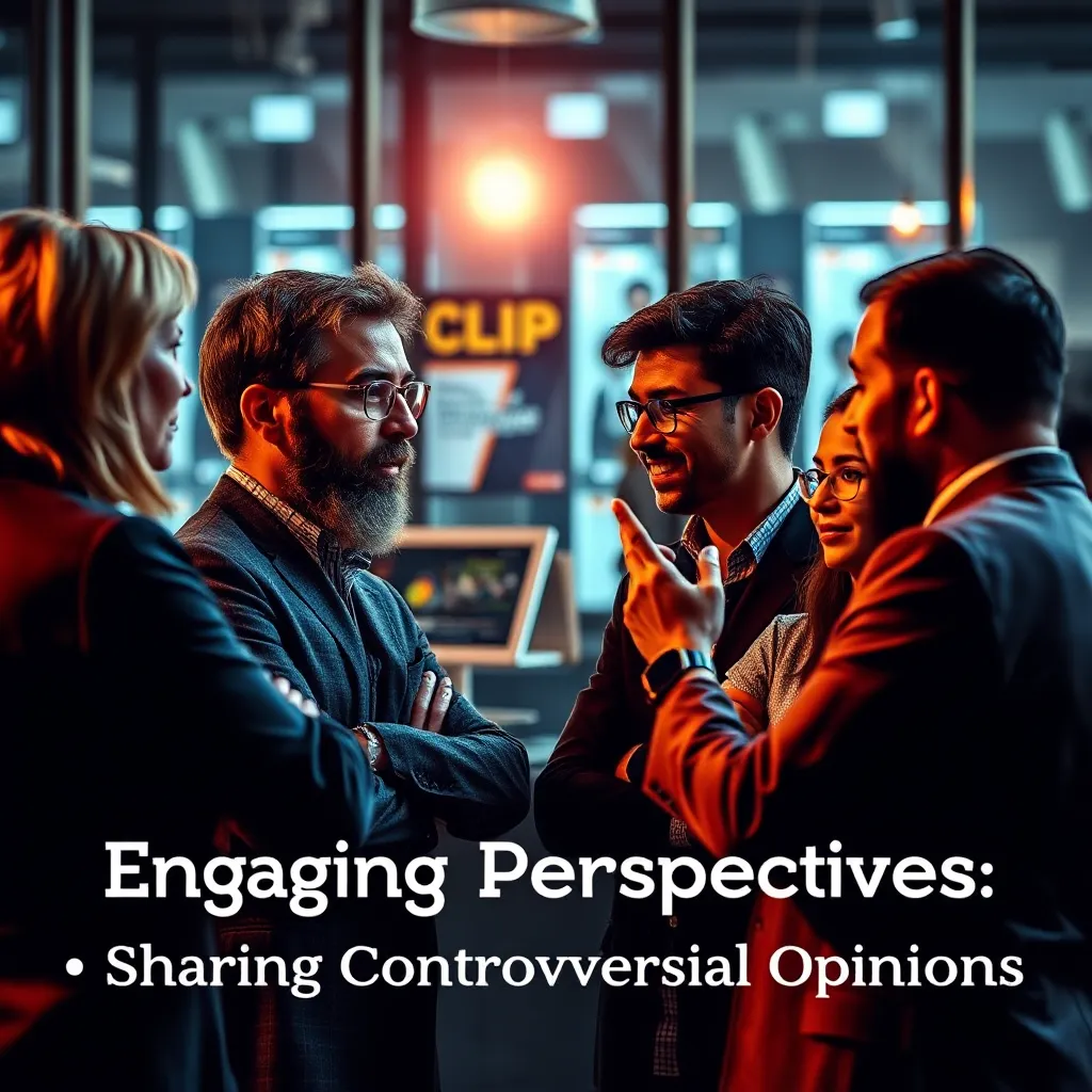 Engaging Perspectives: Sharing Controversial Opinions : LevelUpTalk