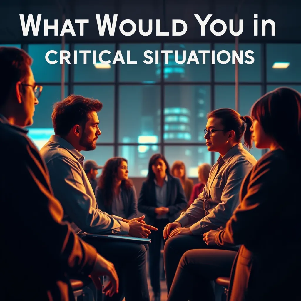 What Would You Do in Critical Situations? : LevelUpTalk