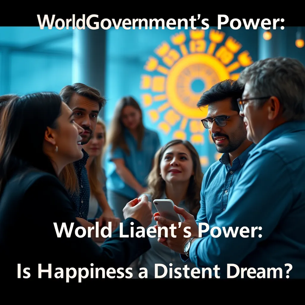World Government's Power: Is Happiness a Distant Dream? : LevelUpTalk