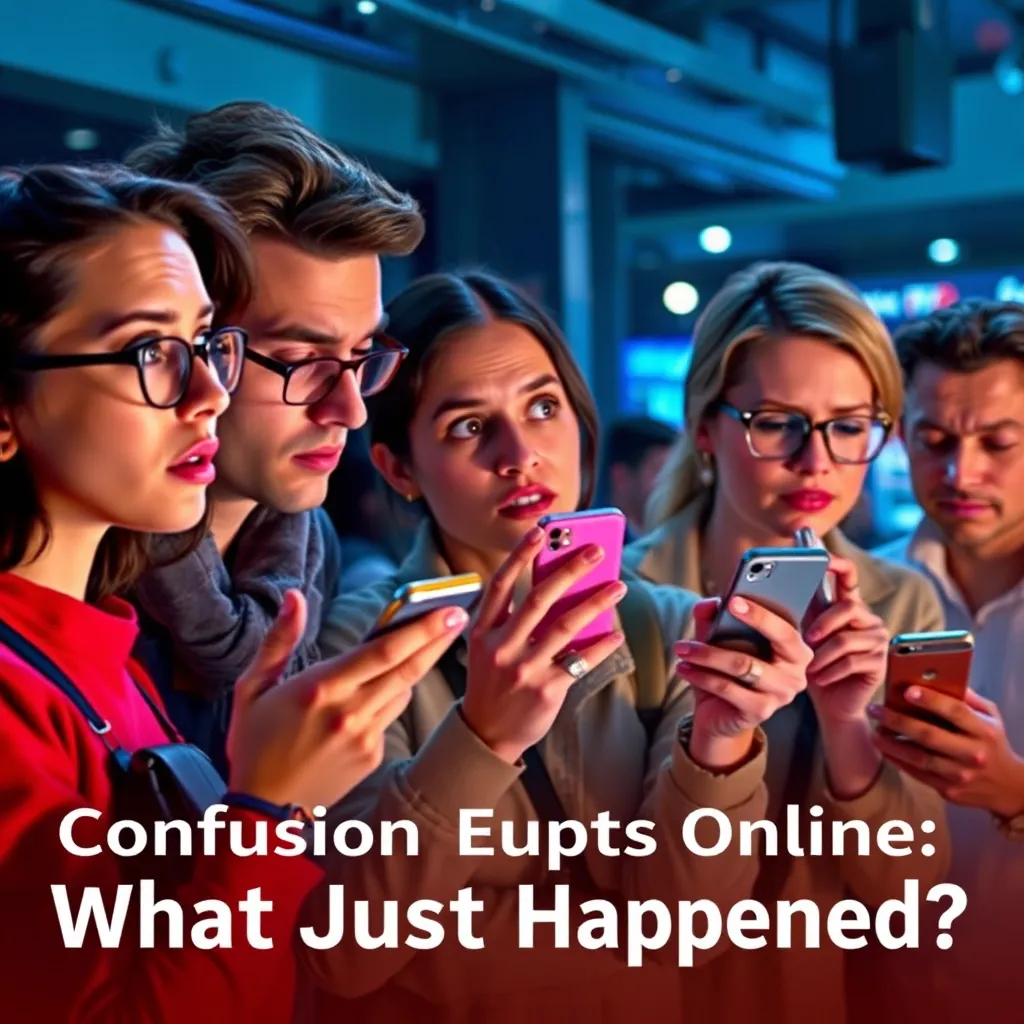 Confusion Erupts Online: What Just Happened? : LevelUpTalk