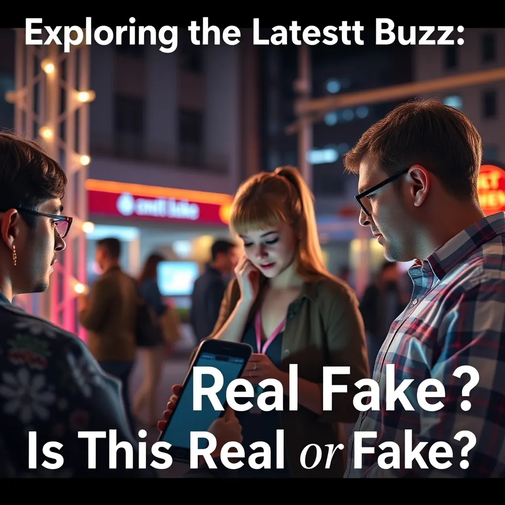 Exploring the Latest Buzz: Is This Real or Fake? : LevelUpTalk