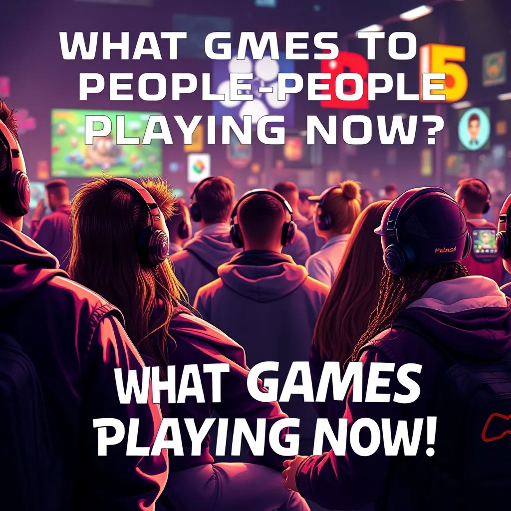 What Games Are People Playing Now? Share Your Thoughts! : LevelUpTalk
