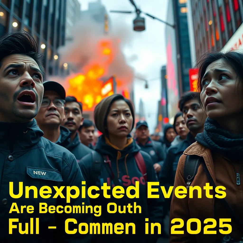 Unexpected Events Are Becoming More Common in 2025 : LevelUpTalk