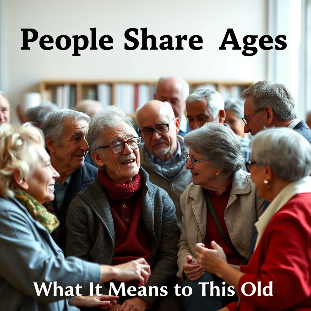 People Share Their Ages: What It Means to Be This Old : LevelUpTalk