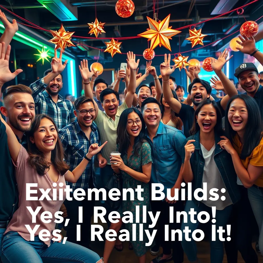 Excitement Builds: Yes, I'm Really Into It! : LevelUpTalk