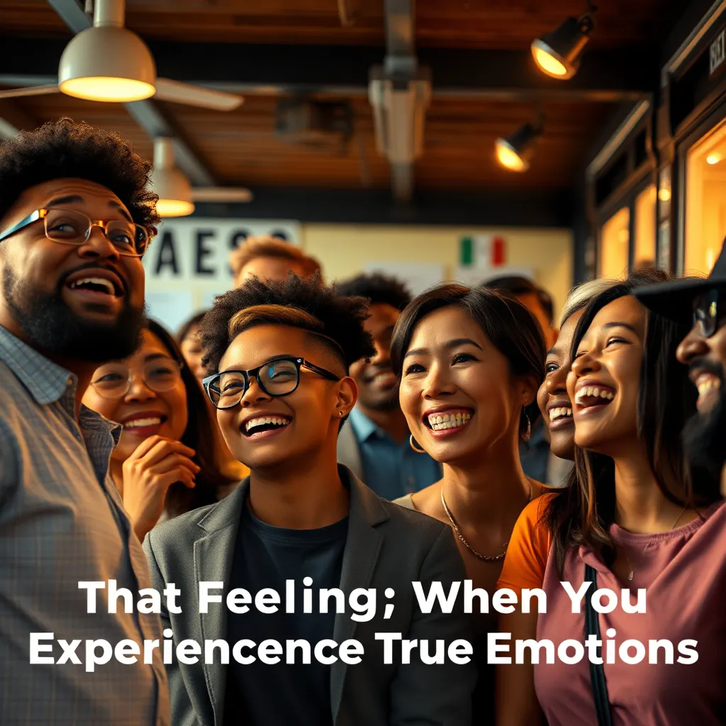 That Feeling When You Experience True Emotions : LevelUpTalk