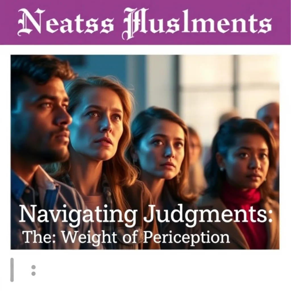 Navigating Judgments: The Weight of Perception : LevelUpTalk