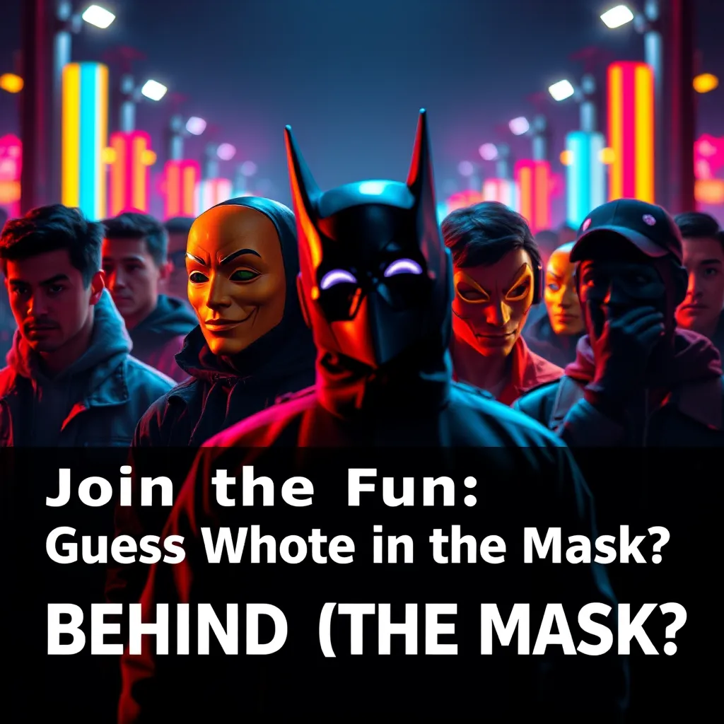 Join the Fun: Guess Who's Behind the Mask? : LevelUpTalk