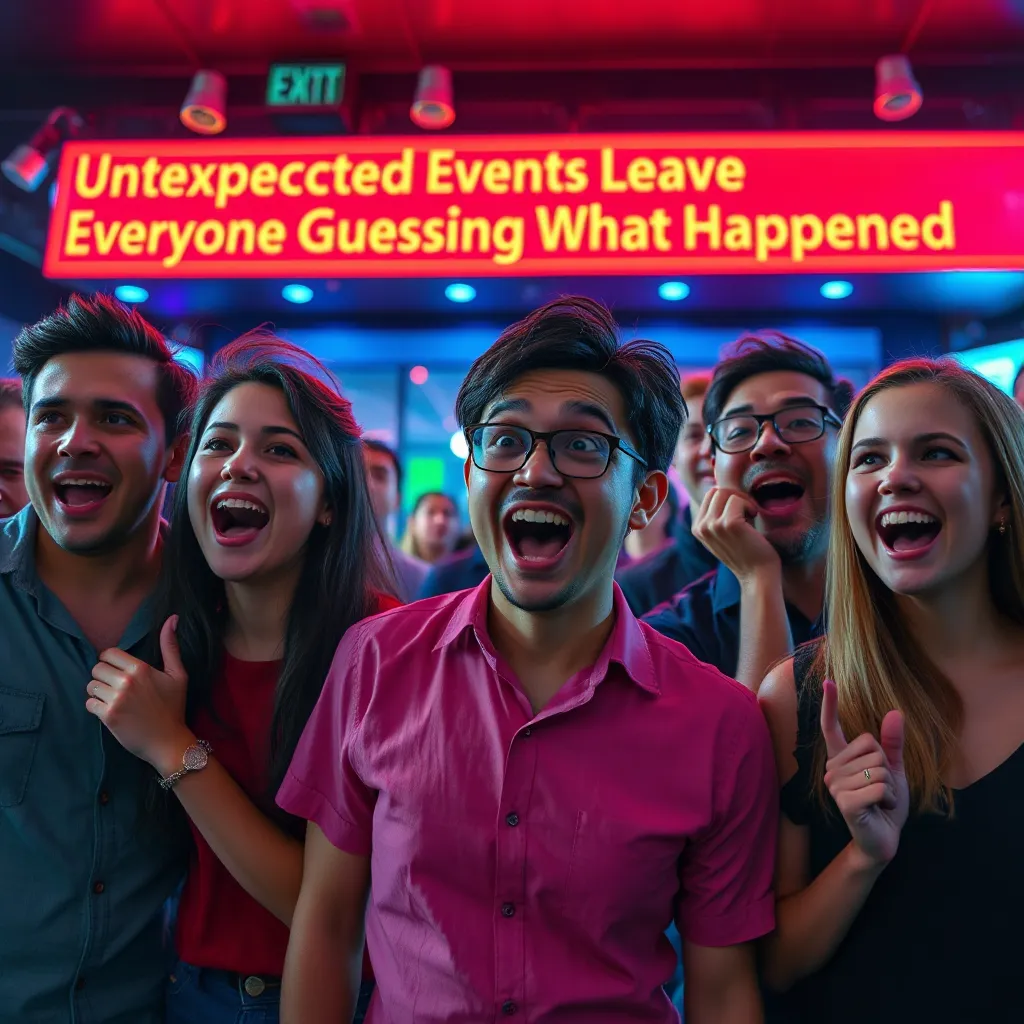 Unexpected Events Leave Everyone Guessing What Happened : LevelUpTalk