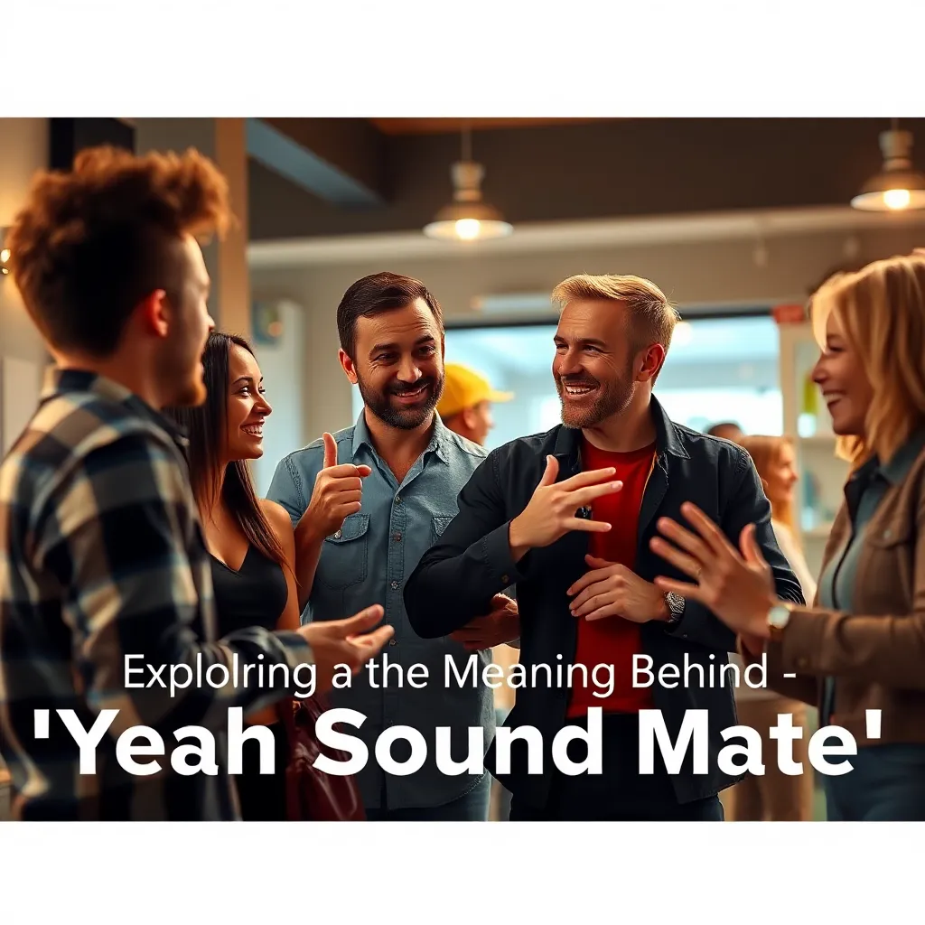 Exploring the Meaning Behind 'Yeah Sound Mate' : LevelUpTalk