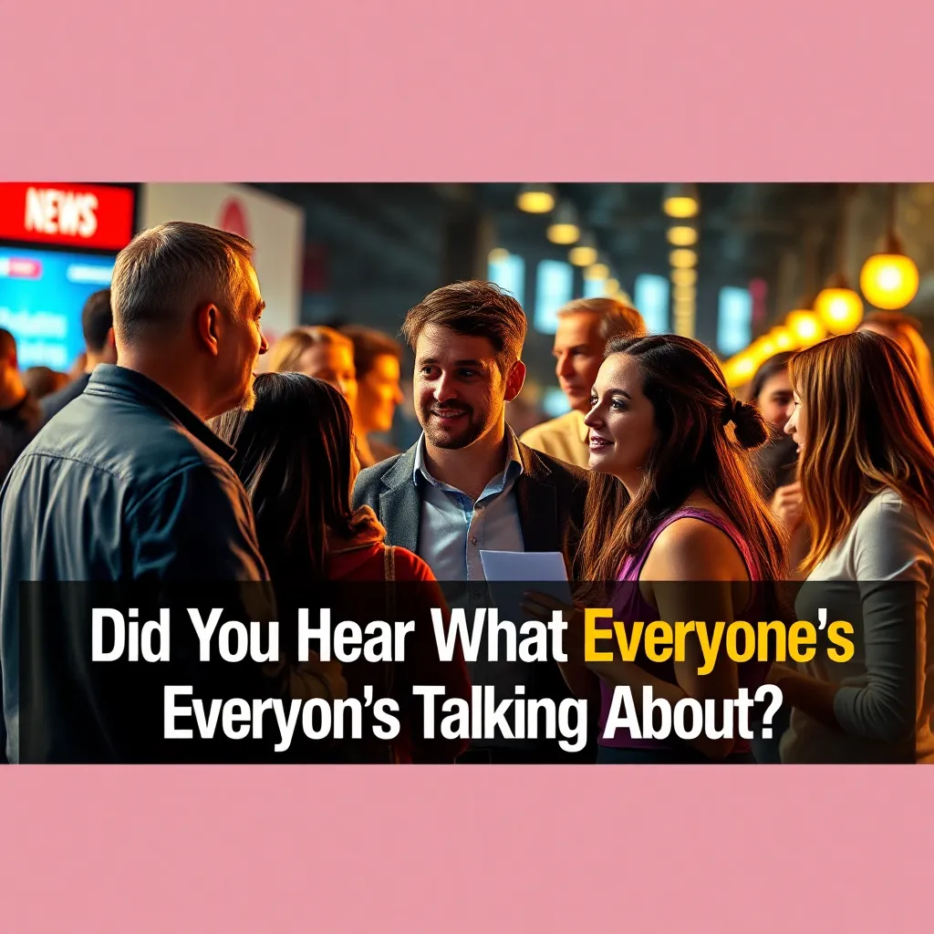 Did You Hear What Everyone's Talking About? : LevelUpTalk