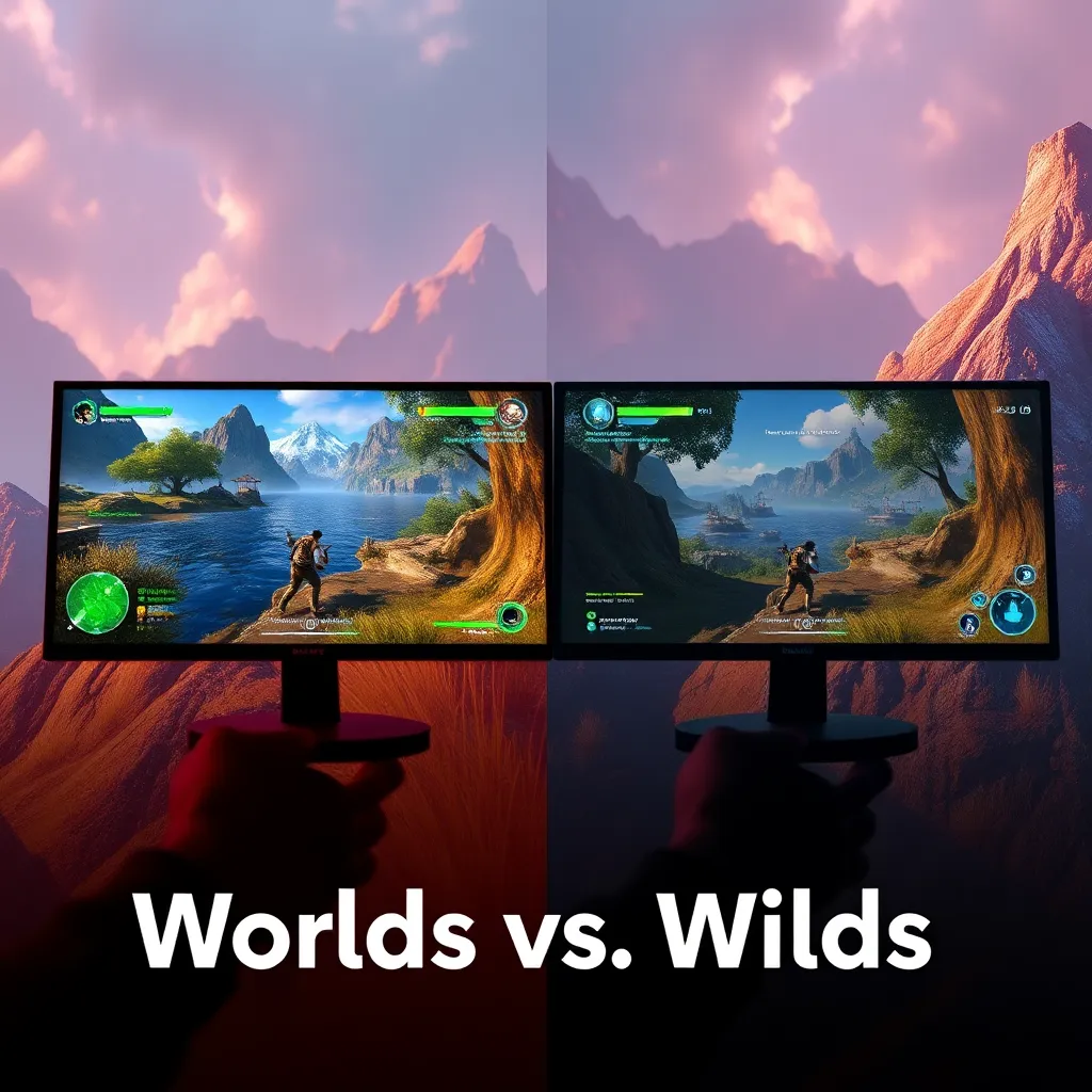 Performance Comparison Between Worlds and Wilds on PC : LevelUpTalk