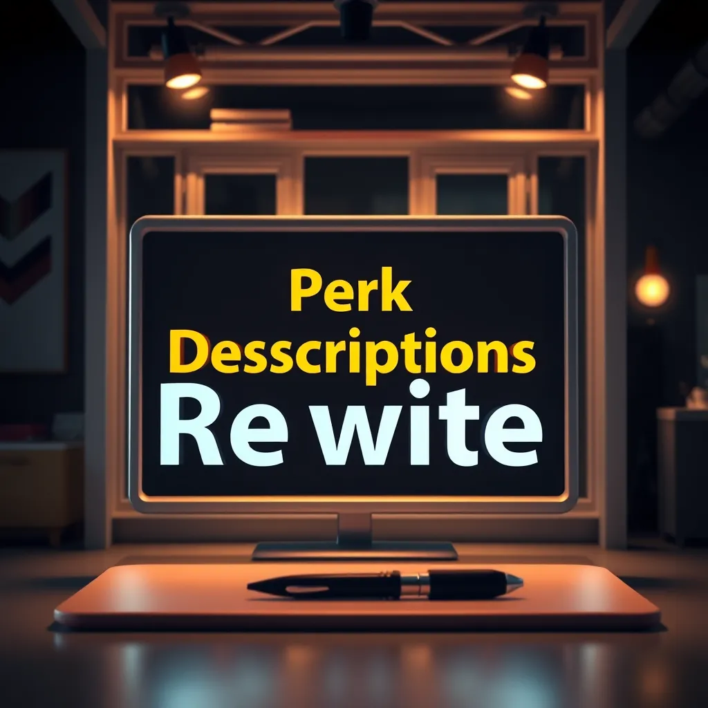 All Perk Descriptions Set for Major Rewrite in 2026 : LevelUpTalk
