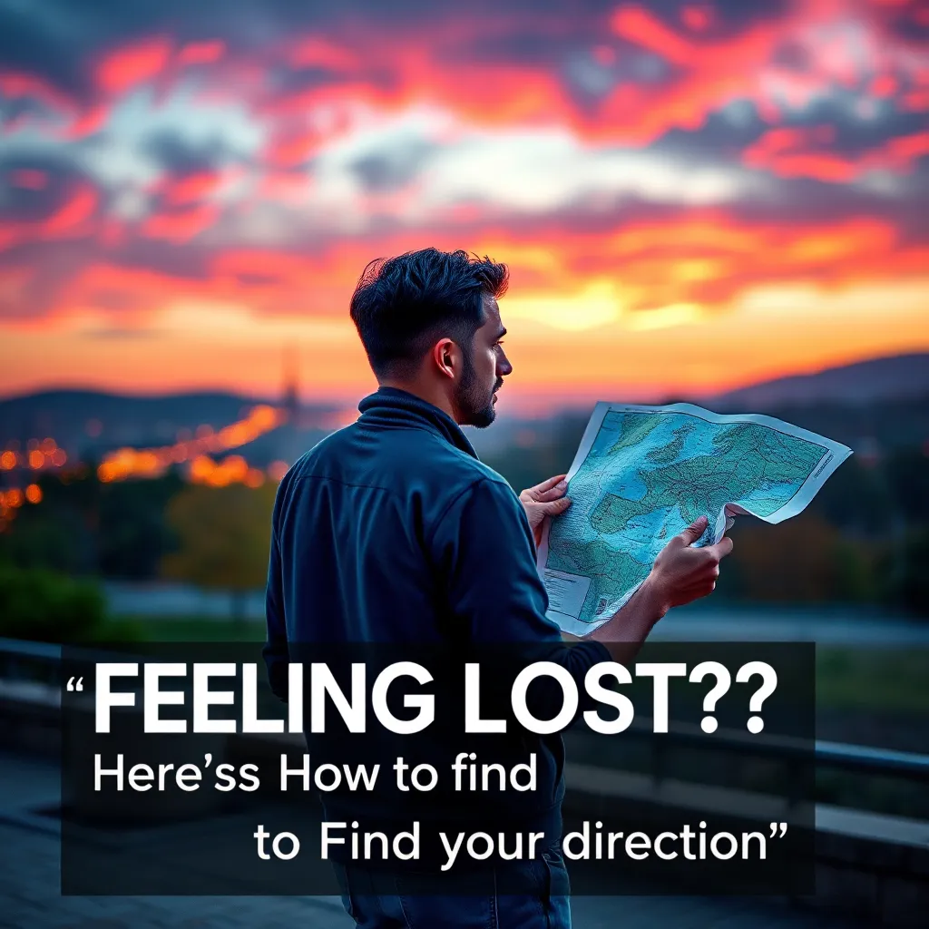Feeling Lost? Here's How to Find Your Direction : LevelUpTalk