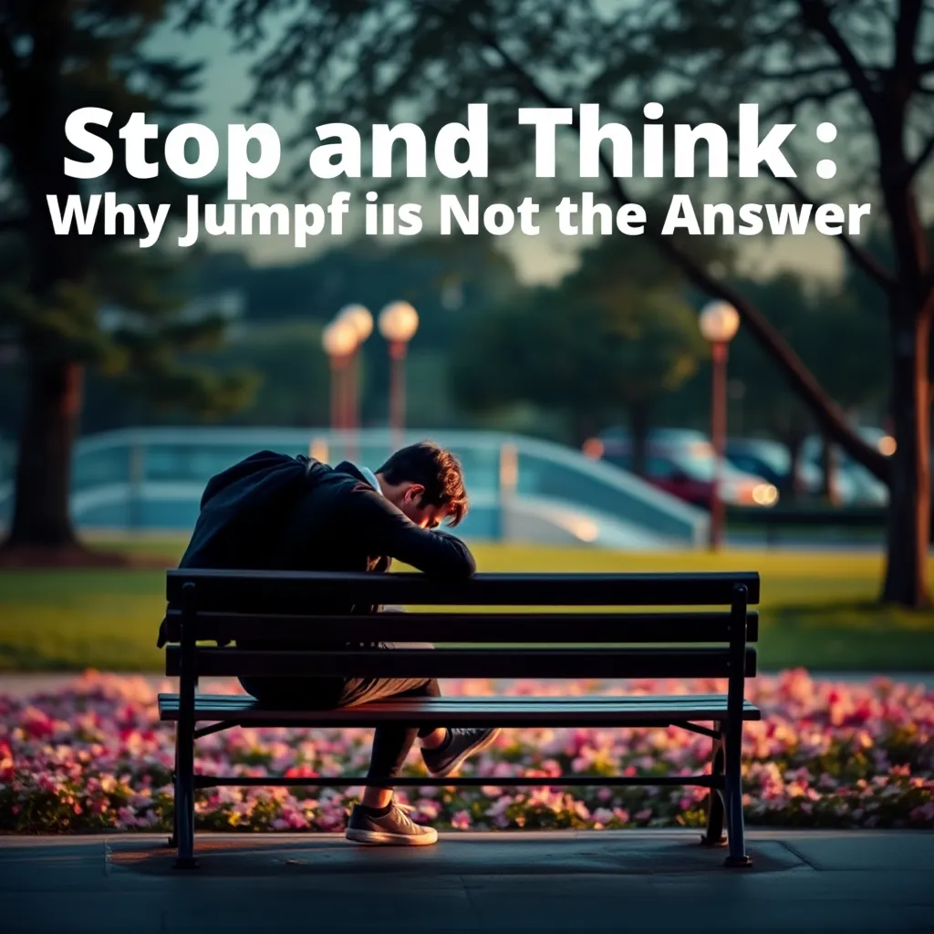 Stop and Think: Why Jumping Is Not the Answer : LevelUpTalk