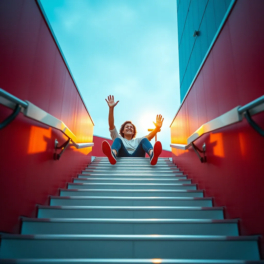 Sliding Down Stairs: Why It’s So Satisfying to People : LevelUpTalk