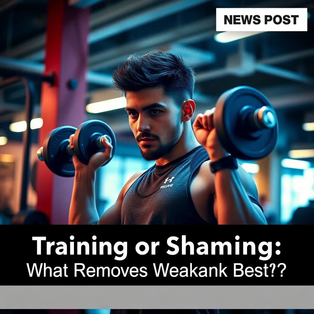 Training or Shaming: What Removes Weakness Best? : LevelUpTalk