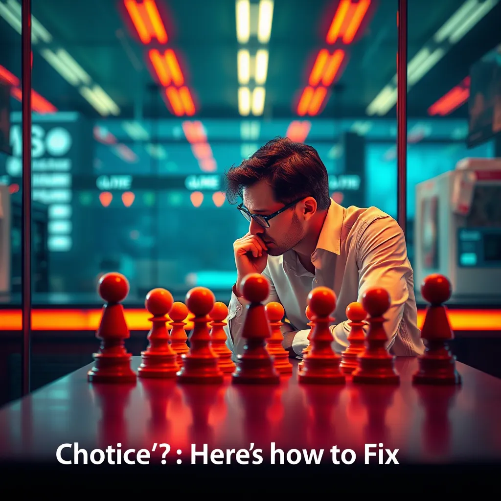 Confused About Choices? Here’s How to Fix It : LevelUpTalk