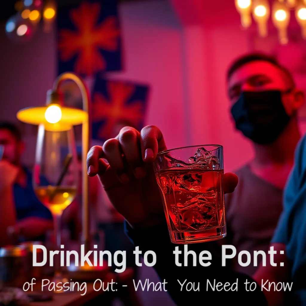 Drinking to the Point of Passing Out: What You Need to Know : LevelUpTalk