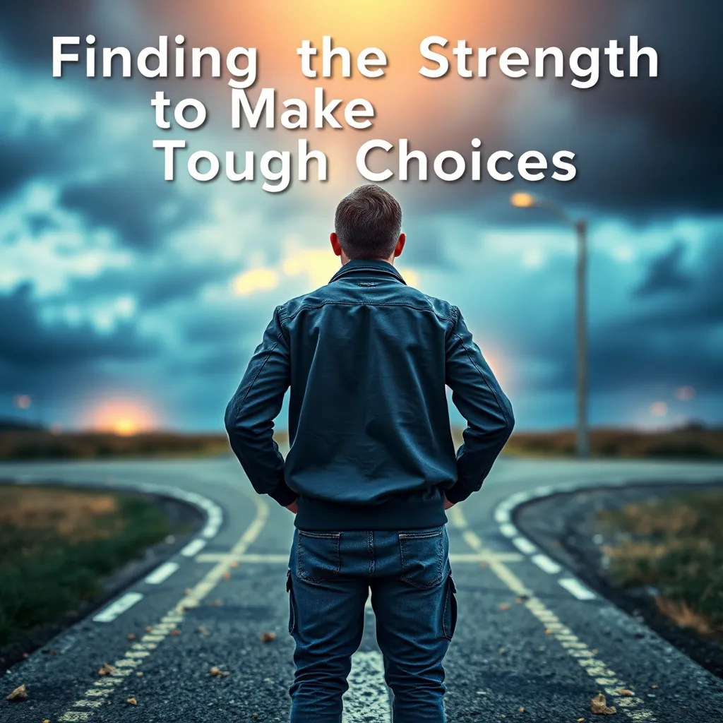 Finding the Strength to Make Tough Choices : LevelUpTalk