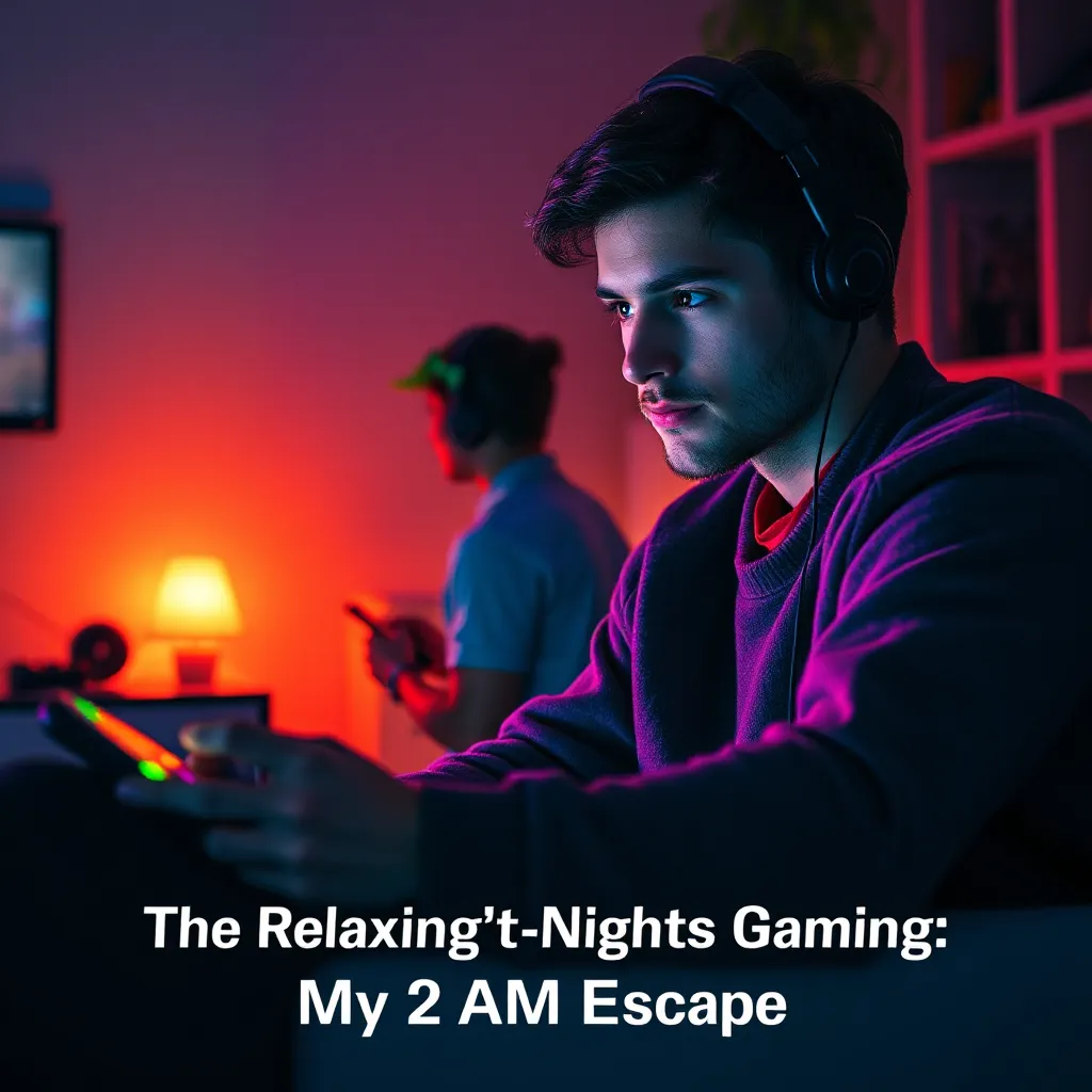 The Relaxing Experience of Late-Night Gaming: My 2 AM Escape : LevelUpTalk