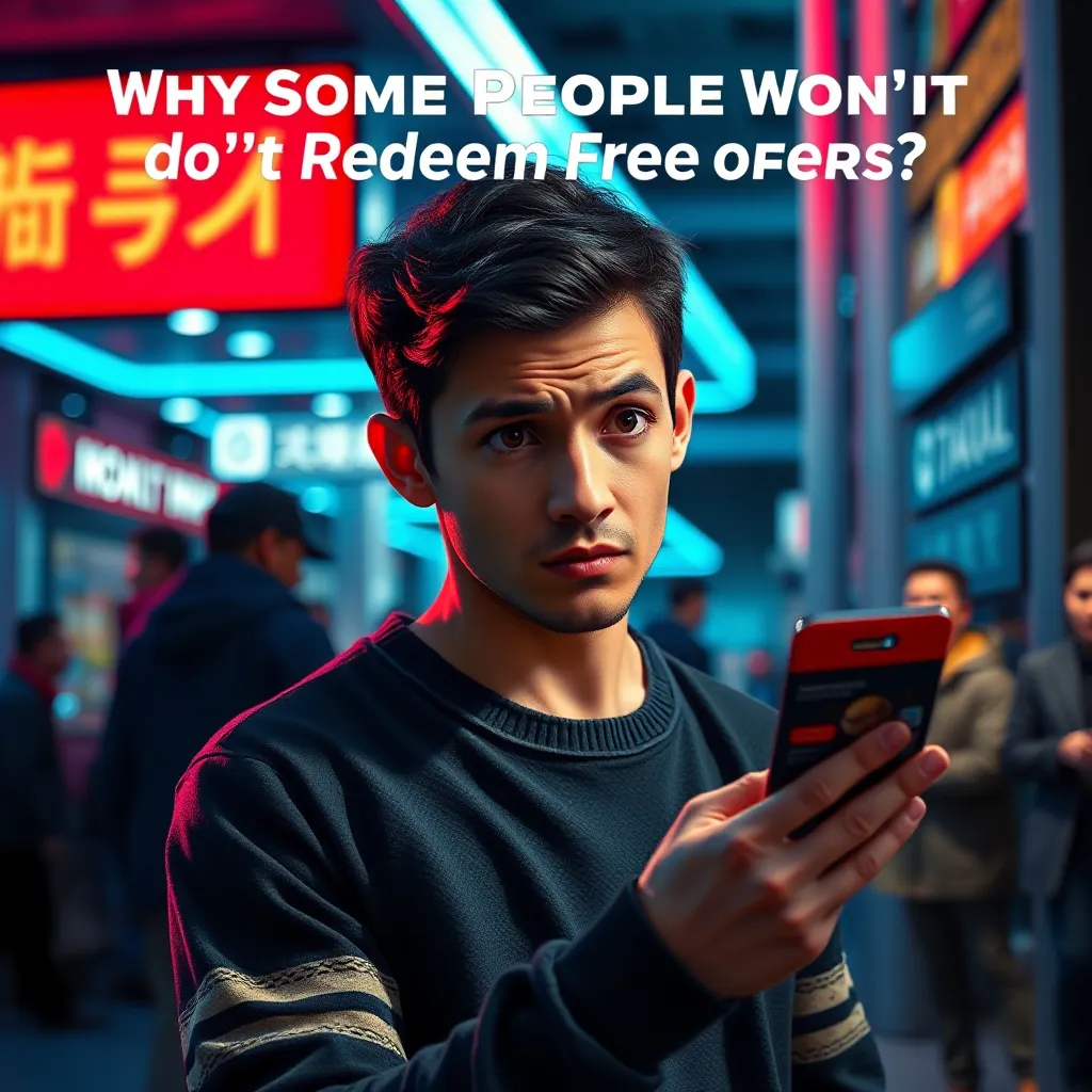 Why Some People Won't Redeem Free Offers : LevelUpTalk