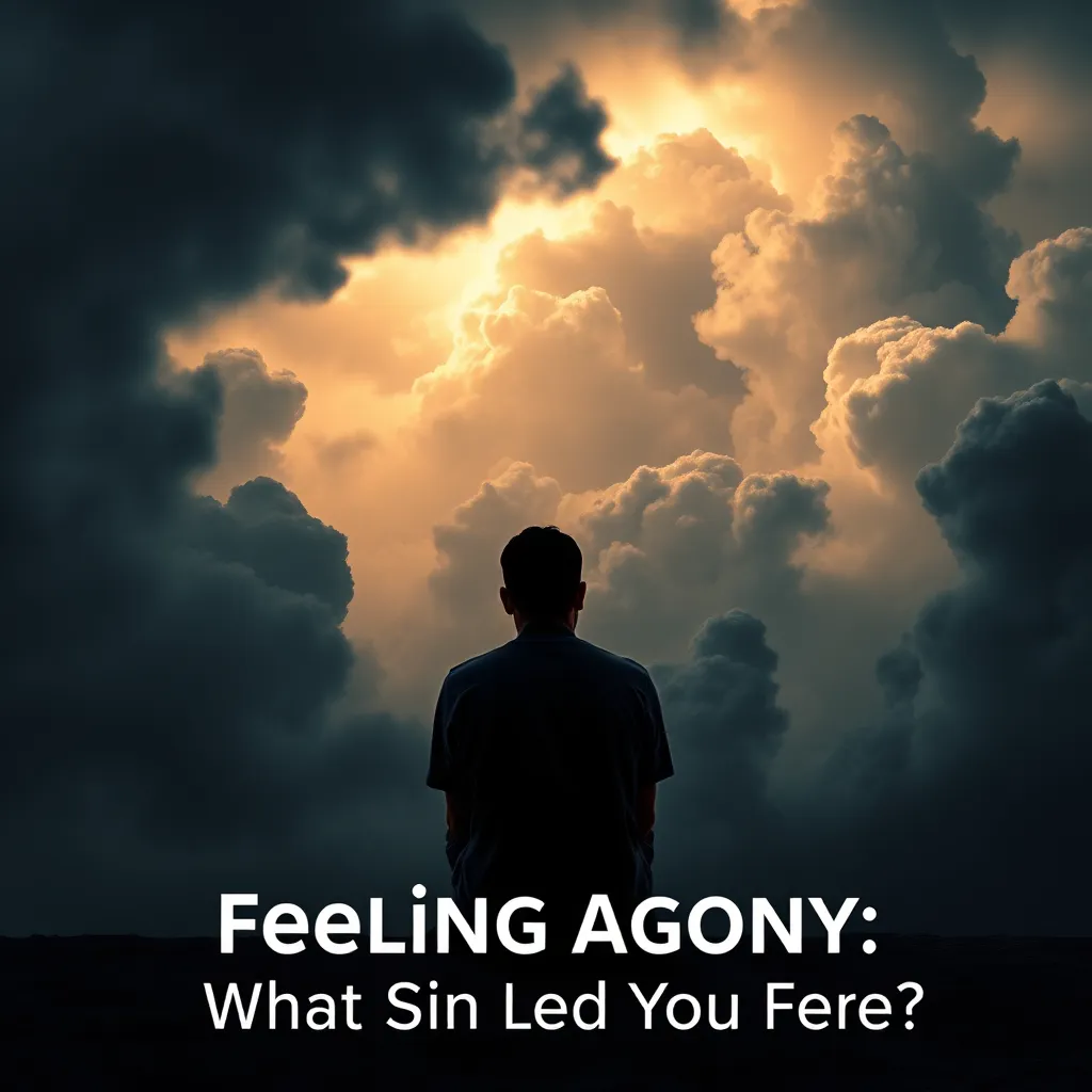 Feeling Agony: What Sin Led Me Here? : LevelUpTalk