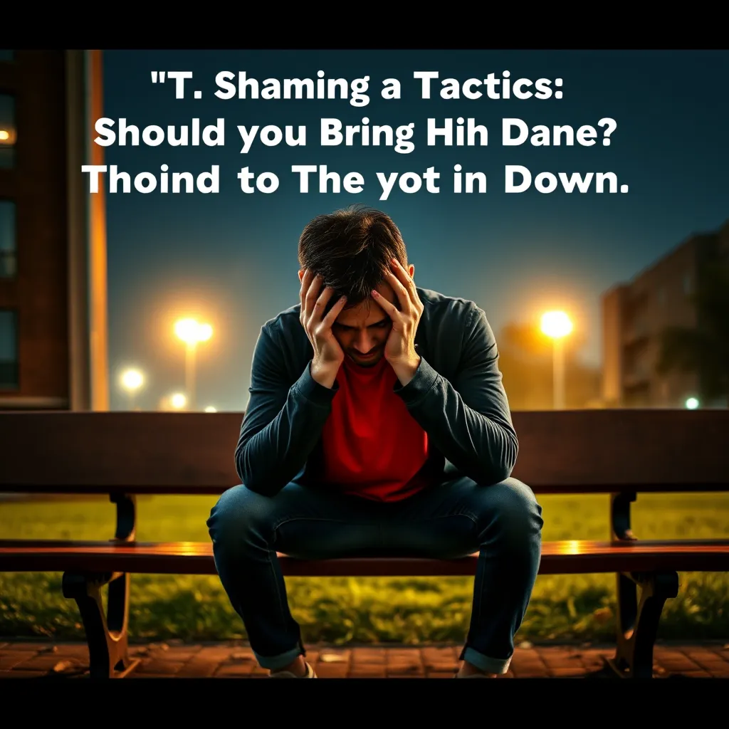 Shaming Tactics: Should You Bring Him Back Down? : LevelUpTalk