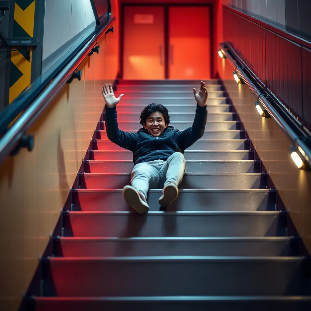 Sliding Down the Stairs: Is It Safe to Try? : LevelUpTalk